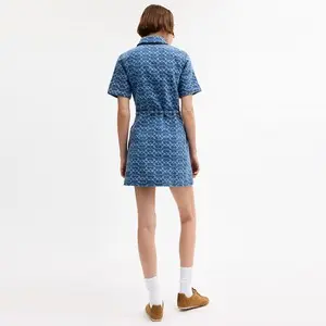 COACH Signature Organic Cotton Denim Dress