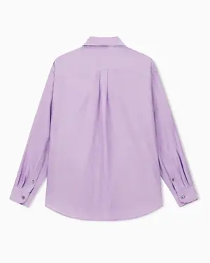 Giorgio Armani Lyocell And Silk Open Shirt