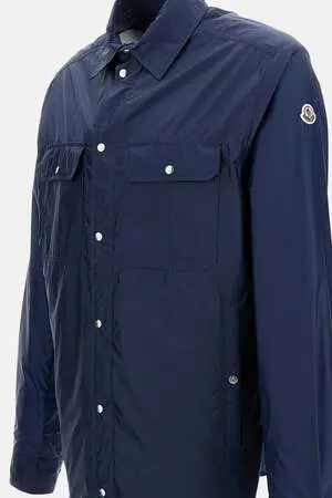 Moncler Lightweight Shirt Jacket - Blue