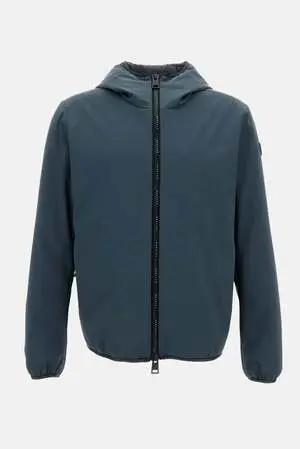 Moncler Hooded Waterproof Zip-up Jacket - Blue
