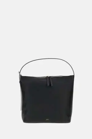 A.p.c. A.P.C. Leather Shoulder Bag Nero