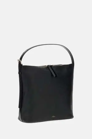 A.p.c. Leather Shoulder Bag - Nero