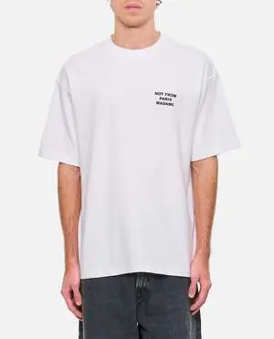 Drole De Monsieur T-shirt Slogan - Bianco