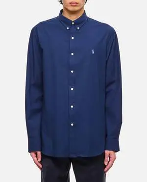 Polo Ralph Lauren Camicia Sport In Cotone - Blu