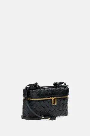 Bottega Veneta Calf Leather Vanity Case - Black