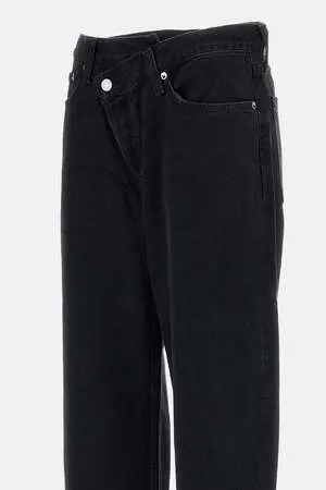 AGOLDE Arc Criss Cross Jeans - Black