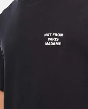 Drole De Monsieur Slogan T-shirt - Black