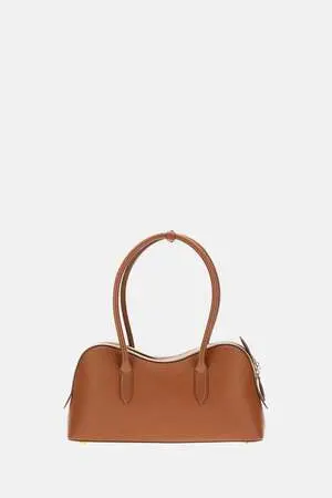Stella McCartney Ryder Shoulder Bag With Padlock Detail - Marrone