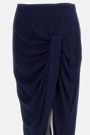 Stella McCartney Draped Pencil Skirt - Blu