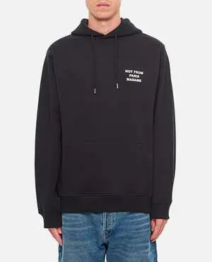 Drole De Monsieur Drôle De Monsieur Slogan Hooded Sweatshirt Nero