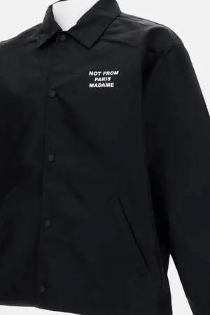 Drole De Monsieur Slogan Jacket - Nero