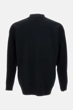 Drole De Monsieur V-neck Cardigan With Embroidered Logo