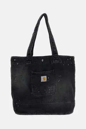 Carhartt Work In Progress Smith" Denim Tote Bag - Nero
