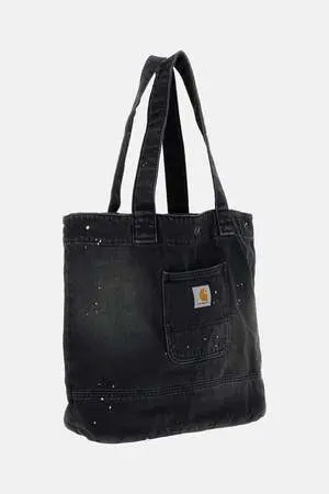 Carhartt Work In Progress Smith" Denim Tote Bag - Nero