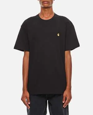 Carhartt Work In Progress CHASE T-SHIRT IN COTONE Nero