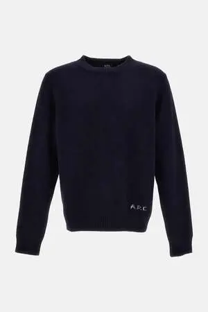 A.p.c. A.P.C. Edmond Crew-Neck Sweater Blu