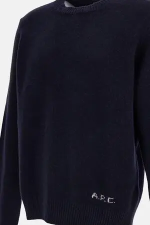 A.p.c. Edmond Crew-neck Sweater - Blu