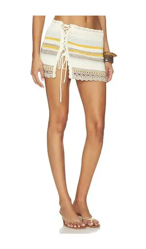 Tularosa Caila Lace-up Mini Skirt