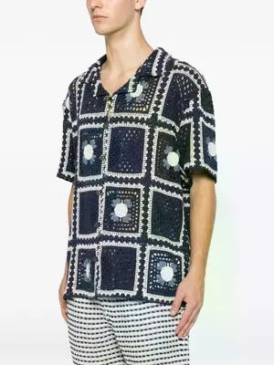 CHE Tejer Crochet-knit Shirt