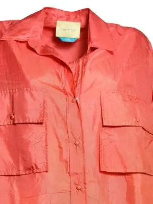 Momoni Patch-pocket Silk Shirt