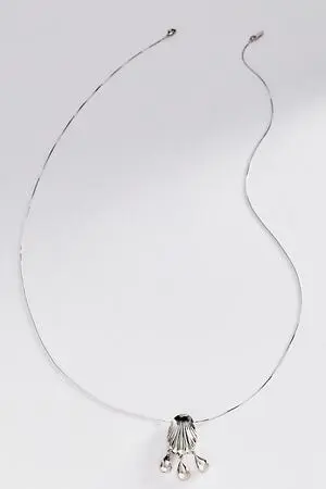 Anthropologie Summer Studio Shell Pendant Necklace
