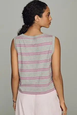 Daily Practice Crew Tank Top - Purple Pattern