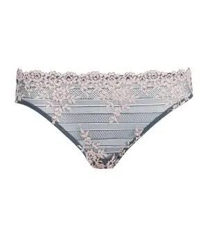 Wacoal Embrace Lace Bikini Briefs - Grey