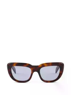 Prada Rectangular Acetate Sunglasses - Brown