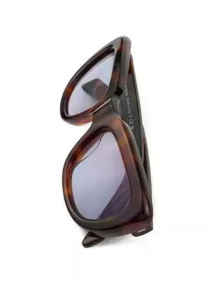 Prada Rectangular Acetate Sunglasses - Brown