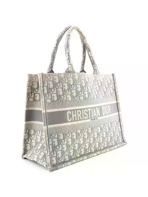 Dior Book Oblique Canvas Medium Tote Bag