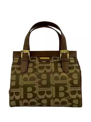 Burberry Monogram Canvas Handbag