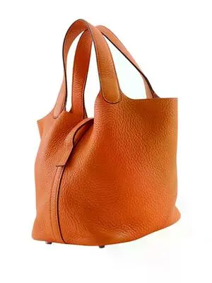 Hermès 2004 Clemence Picotin 18 Handbag - Orange