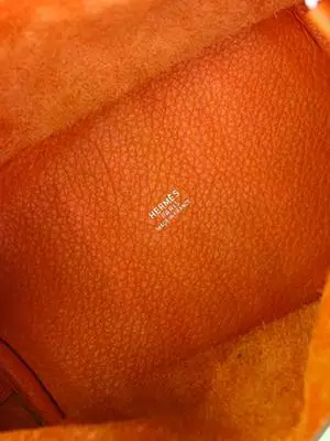 Hermès 2004 Clemence Picotin 18 Handbag - Orange