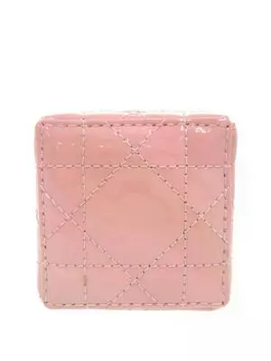 Dior Micro Patent Cannage Lady Cube Pouch