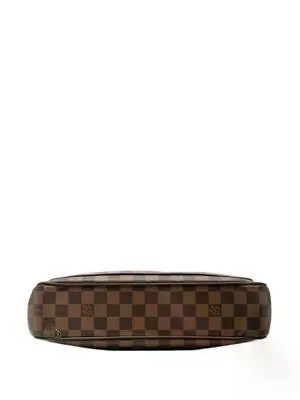 LOUIS VUITTON Damier Ebene Aubagne Shoulder Bag - Brown
