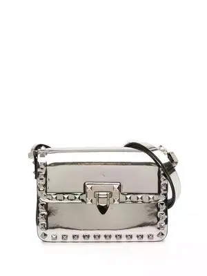 Valentino Garavani Silver Tone Cross Body Bags