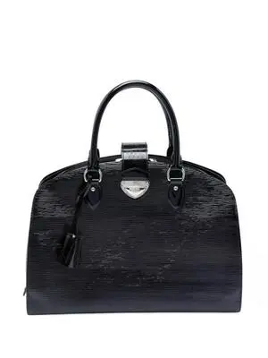 LOUIS VUITTON Electric Epi Pont Neuf Gm Handbag - Black