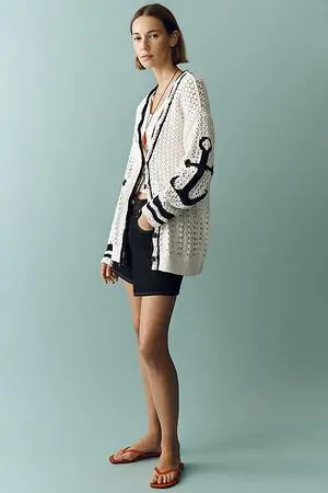 Maeve Open-stitch Anchor Cardigan