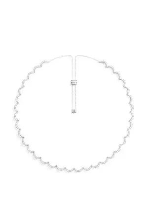 APM MONACO Waves Scalloped Necklace - Silver