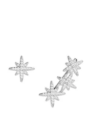 APM MONACO Asymmetric Star Earrings - Silver