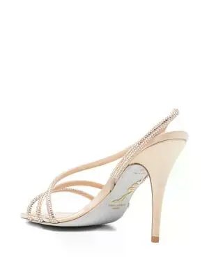 Rene Caovilla Erin Crystal-embellished Sandals