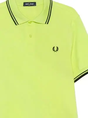 Fred Perry Twin Tipped Polo Shirt - Green