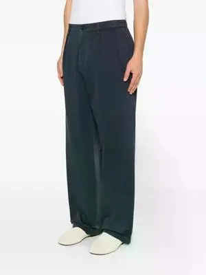 Prada Pleated Detail Trousers - Blue