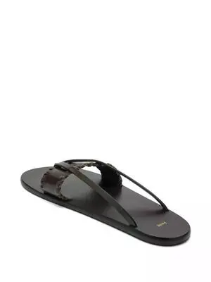 JUDE Helena Leather Flat Sandals
