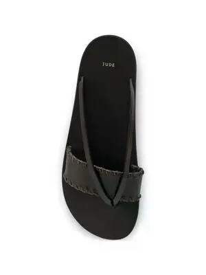 JUDE Helena Leather Flat Sandals