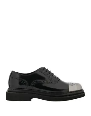 Dolce & Gabbana Embellished Leather Lace-up Oxford Shoes