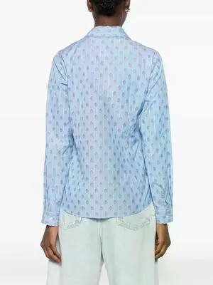 Etro Striped Floral Print Shirt