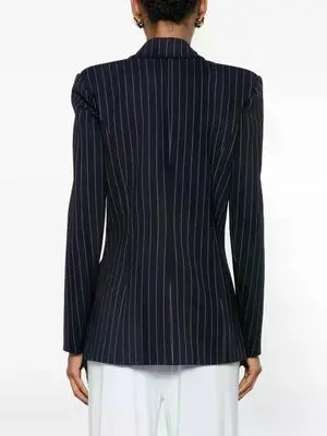 MITILIANE COUTURE Double-breasted Pinstripe Blazer