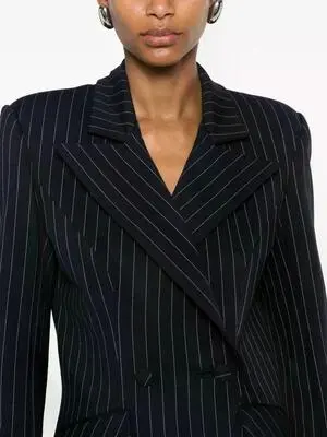 MITILIANE COUTURE Double-breasted Pinstripe Blazer