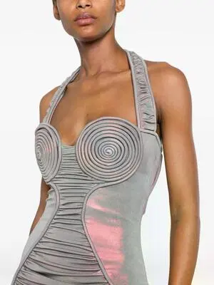 MITILIANE COUTURE Spiral-cup Mini Dress
